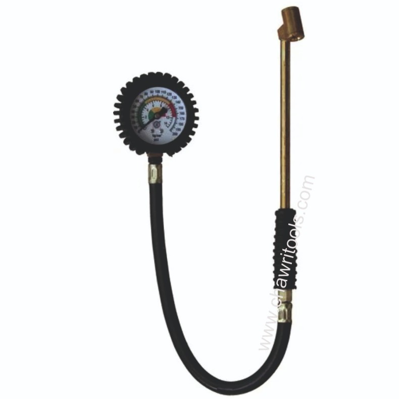 Flexible Twin Tyre Pressure Gauge TPFT - ChawriTools